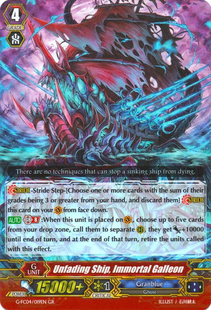 G-FC04/019EN Unfading Ship, Immortal Galleon GR – Yuubies